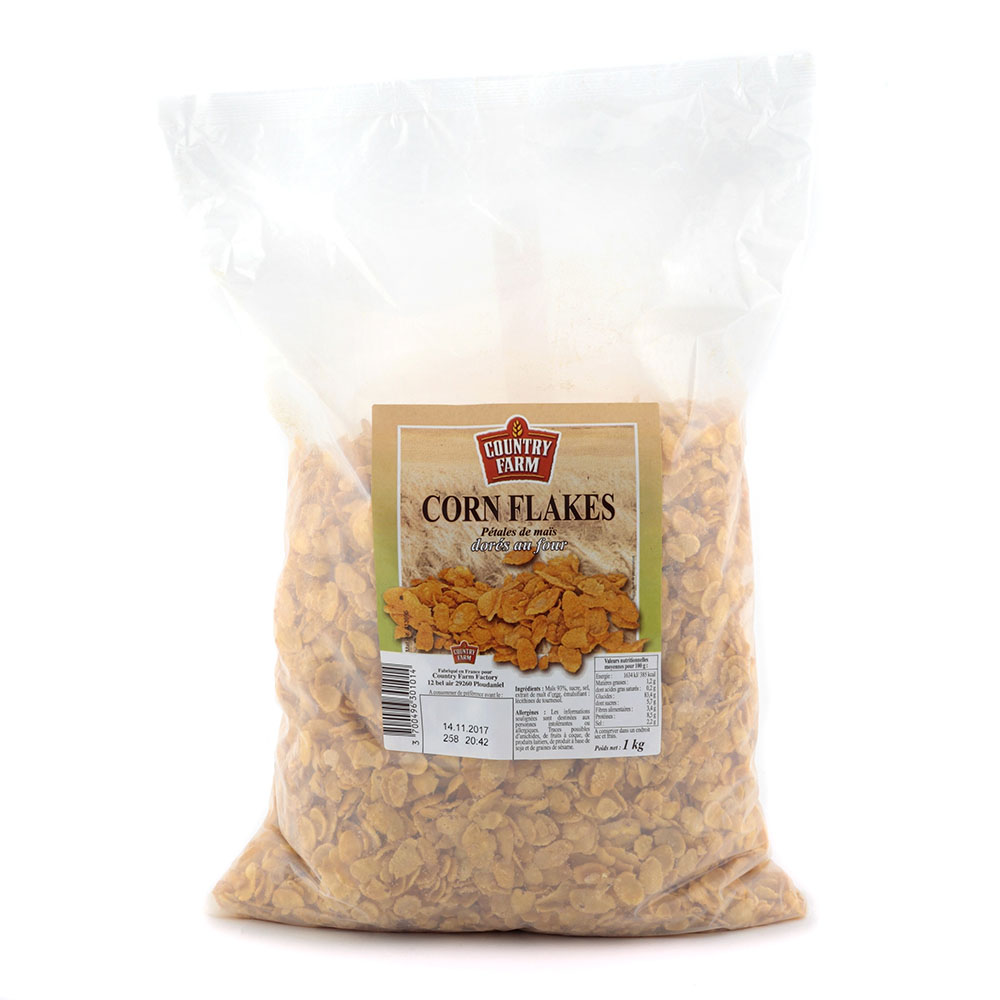 Corn flakes Country Farm 750g - Petit-déjeuner vrac entreprise | Market ...